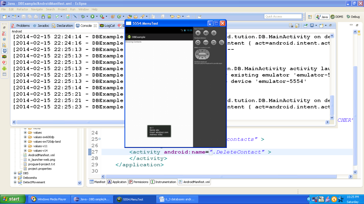 Android Databases | Android Programming by Wideskills